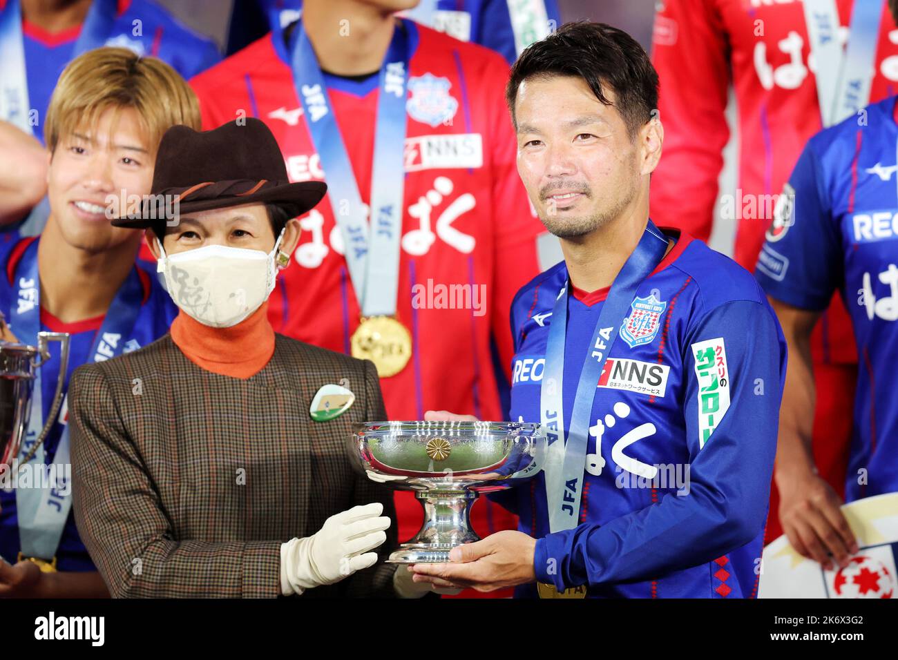 Kanagawa, Japan. 16th Oct, 2022. Hideomi Yamamoto (Ventforet) Football/Soccer : 102nd Emperor's ...