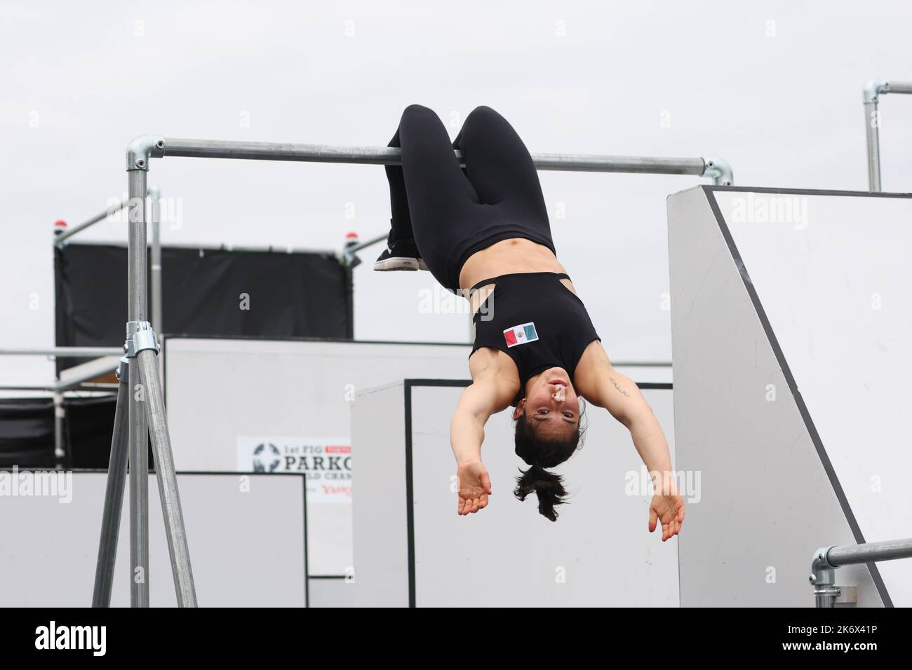 Tokyo, Japan. 16th Oct, 2022. Ella Bucio (MEX) Parkour : 1st FIG ...