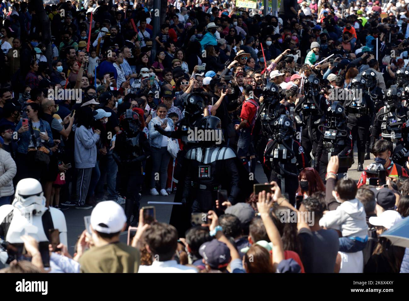 Non Exclusive: October 13, 2022, Mexico City, Mexico: Darth Vader ...