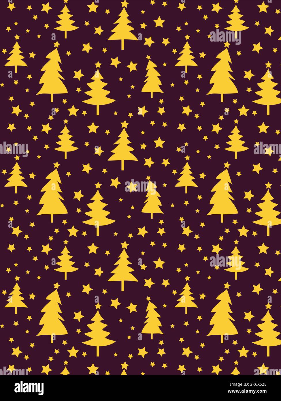 Merry christmas trees decorate Stock Vector Images - Alamy