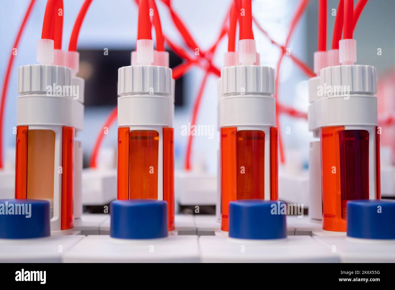 Laboratory equipment - automatic titrator in biochemical laboratory ...