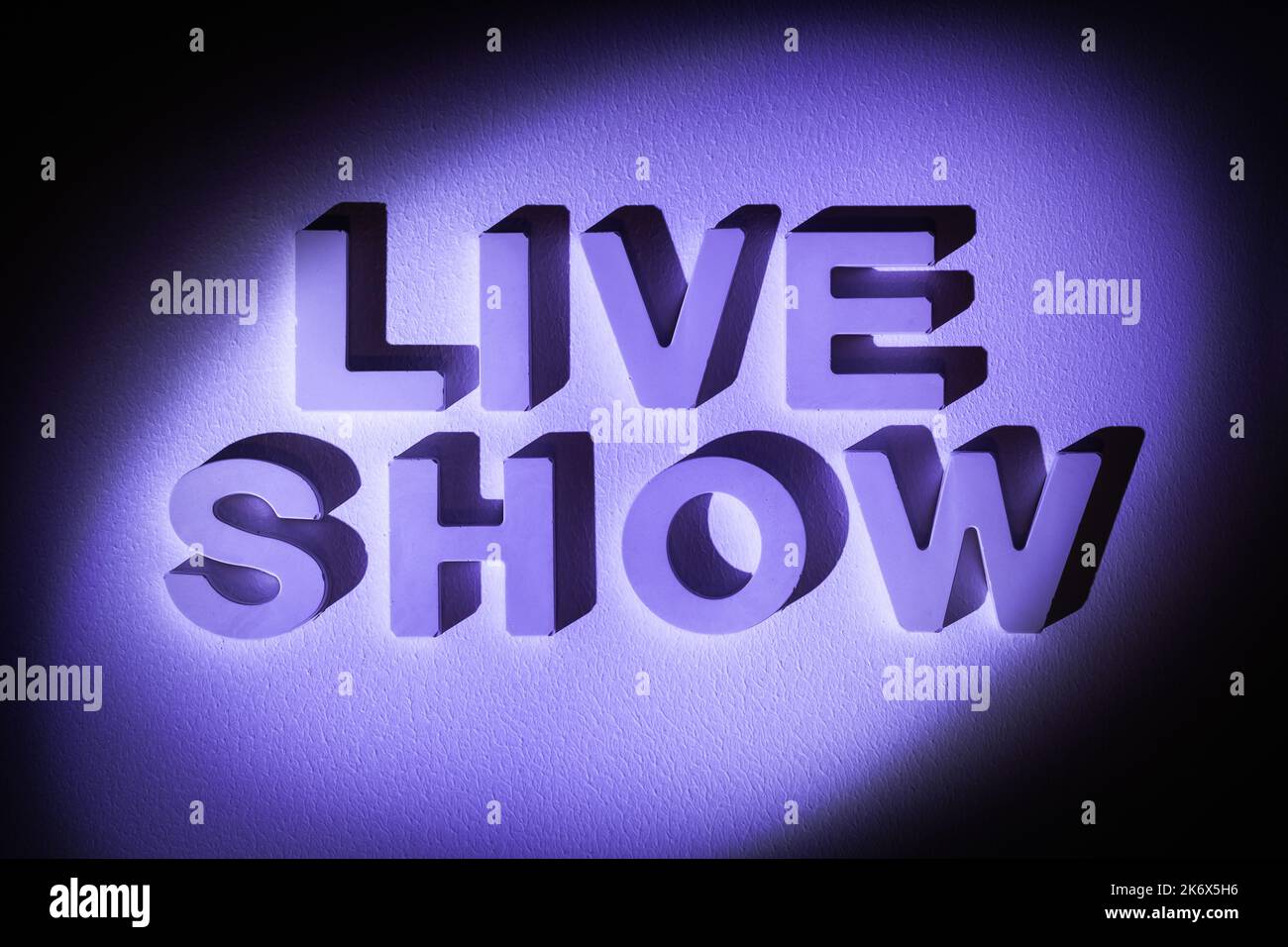 Live show poster hi-res stock photography and images - Alamy