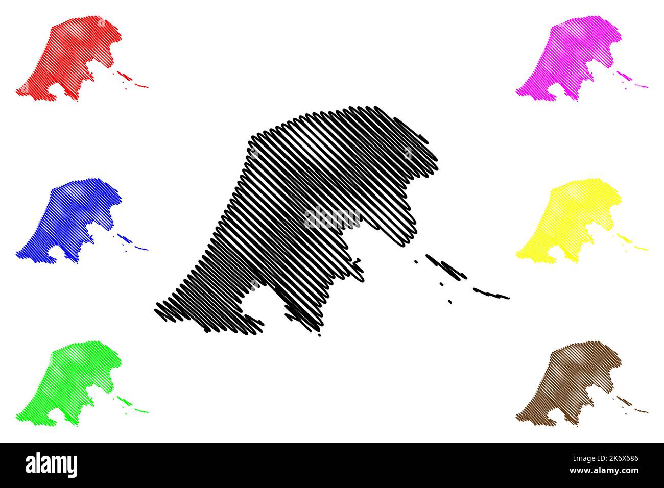 Island of berneray Stock Vector Images - Alamy