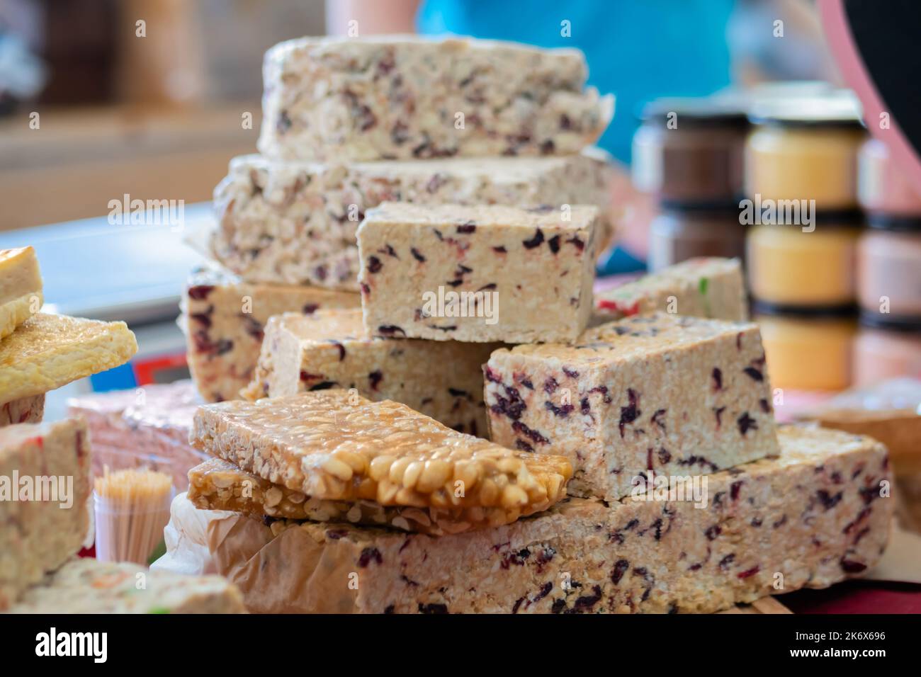 Candied fruits on market hi-res stock photography and images - Alamy