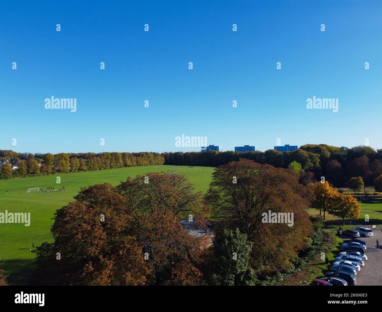 Best View of British Local Public Parks and Trees with Nature Stock ...