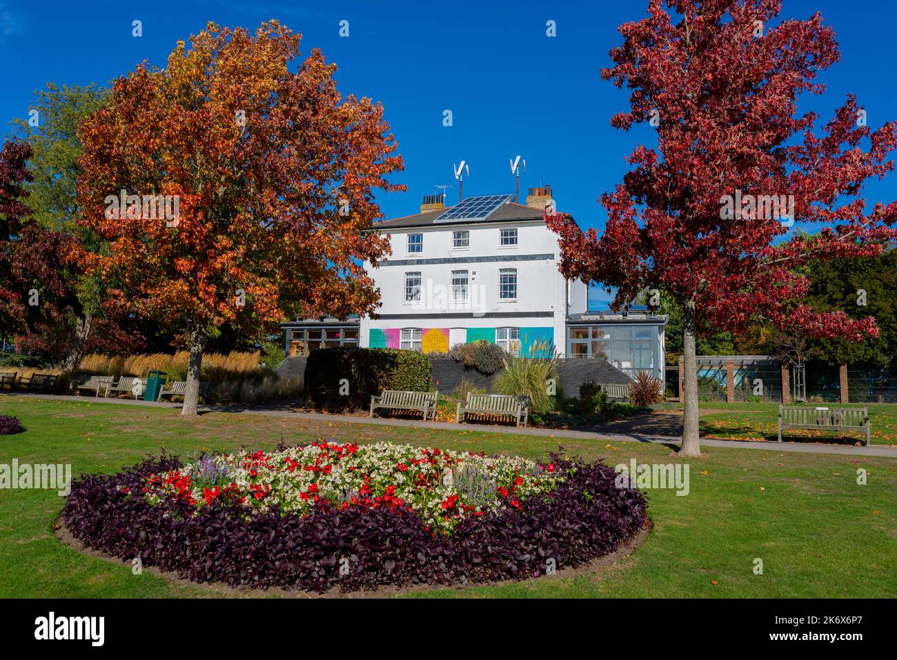 Chalkwell Hall in Chalkwell Park, Westcliff on Sea, Southend on Sea ...