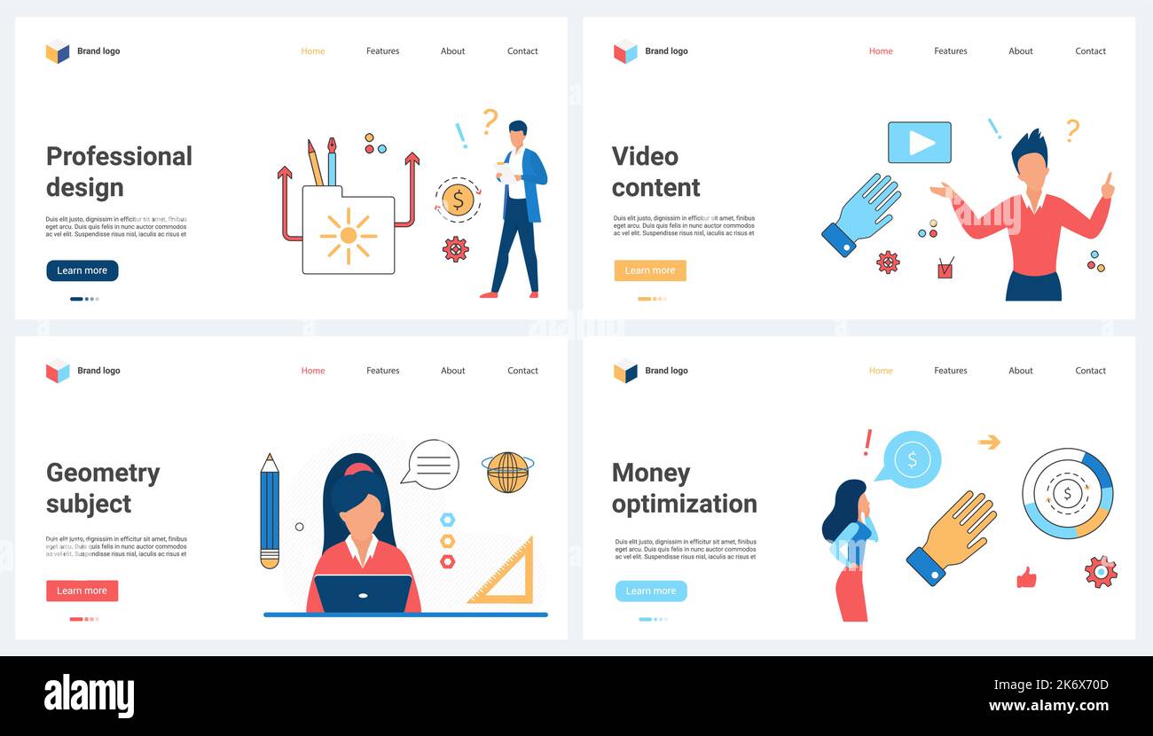 Art content creation, digital technology, tools set vector illustration ...