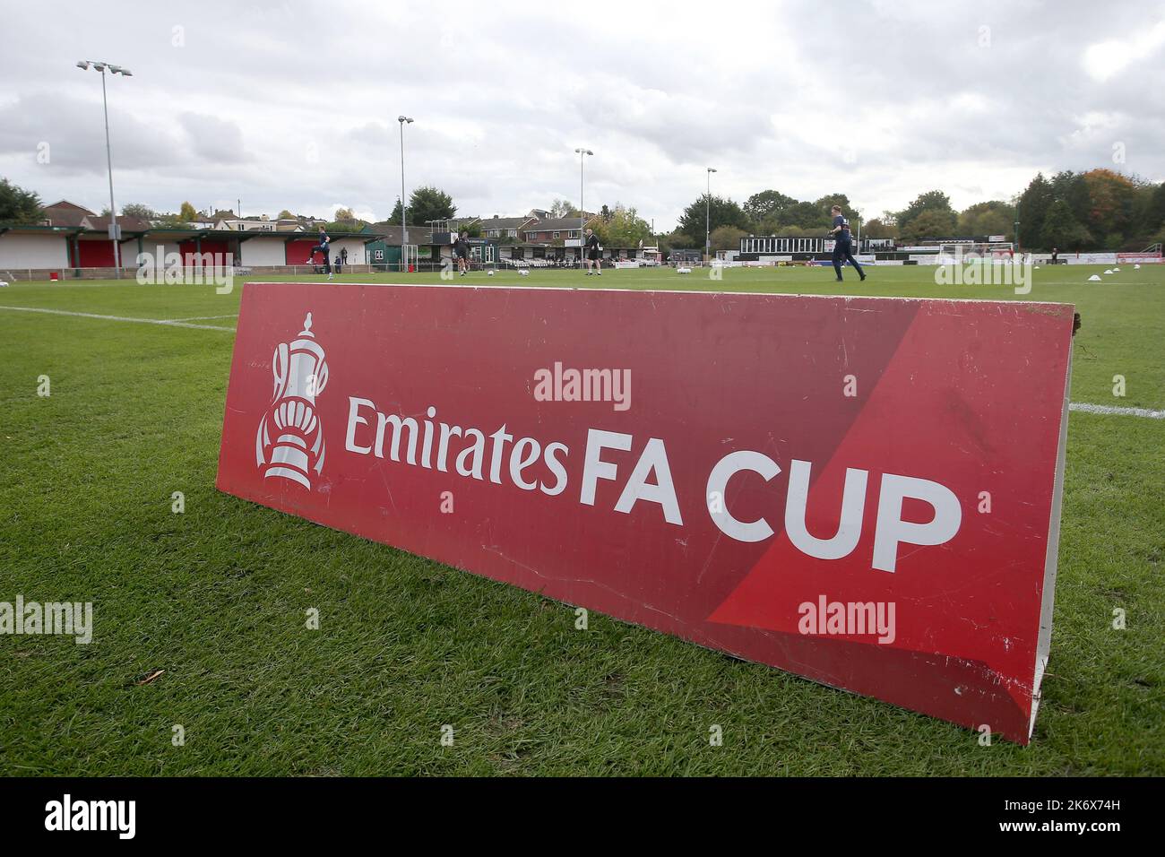 Emirates FA Cup signage during Hornchurch vs Oxford City, Emirates FA ...