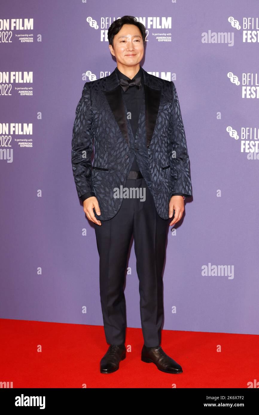 Park Hae-il attends "Decision to Leave" film premiere at the 2022 BFI ...