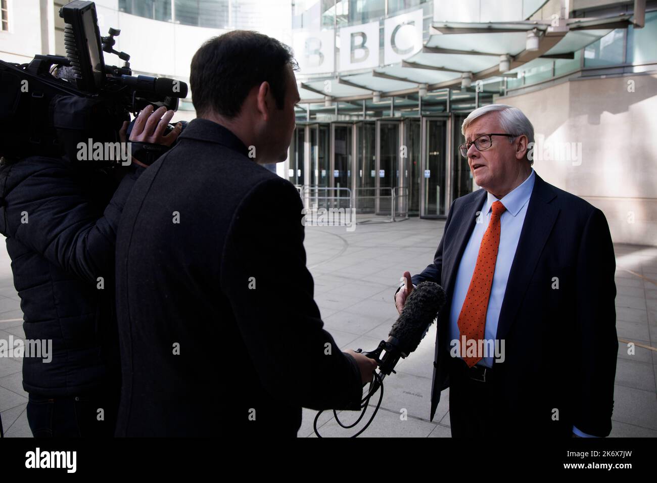 London, UK. 16th Oct, 2022. John Allan, Chairman of Tesco, at the BBC ...