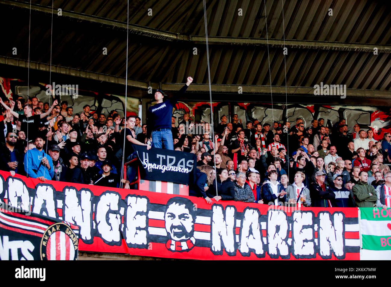 ROTTERDAM, NETHERLANDS - OCTOBER 16: Fans Supporters of NEC during the ...