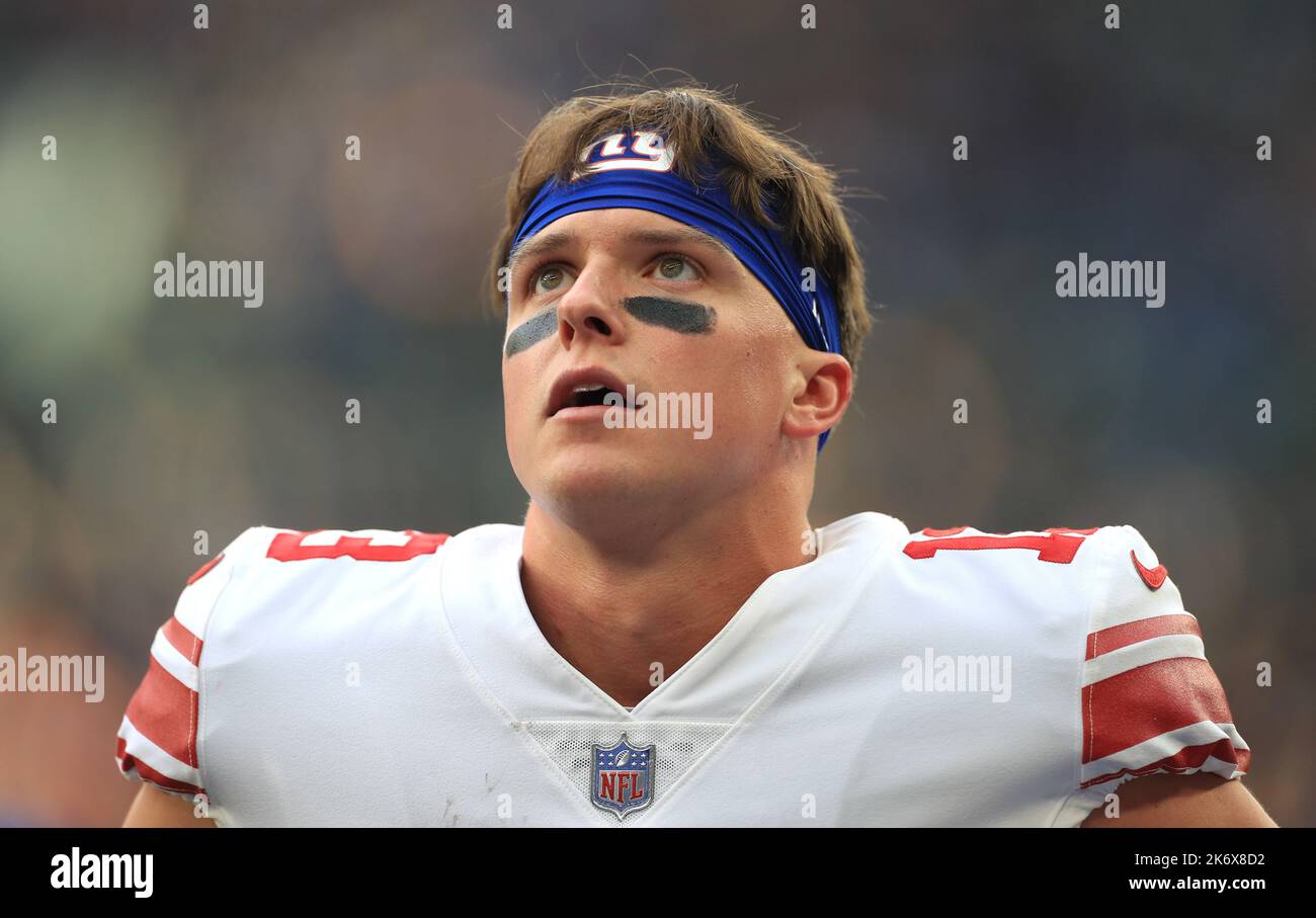 New York Giants' David Sills V during the NFL International match at ...