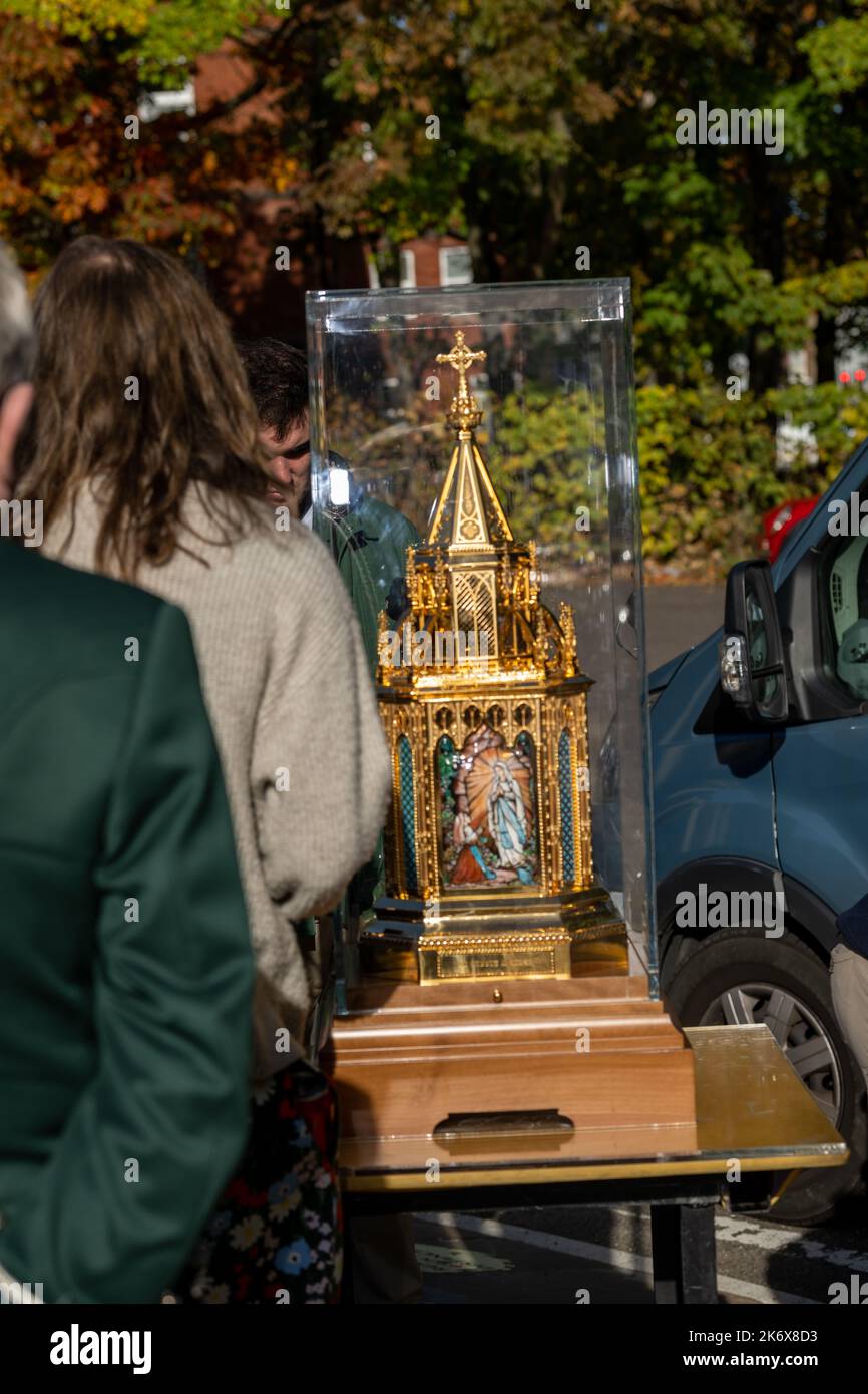Brentwood Essex 16th Oct 2022 VISIT OF RELICS OF ST BERNADETTE of ...