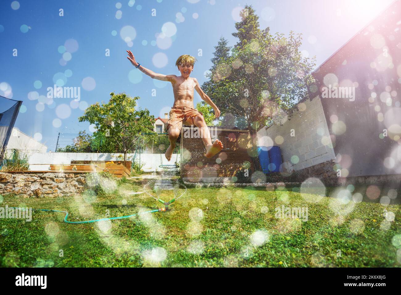 Preteen boy wet hi-res stock photography and images - Alamy