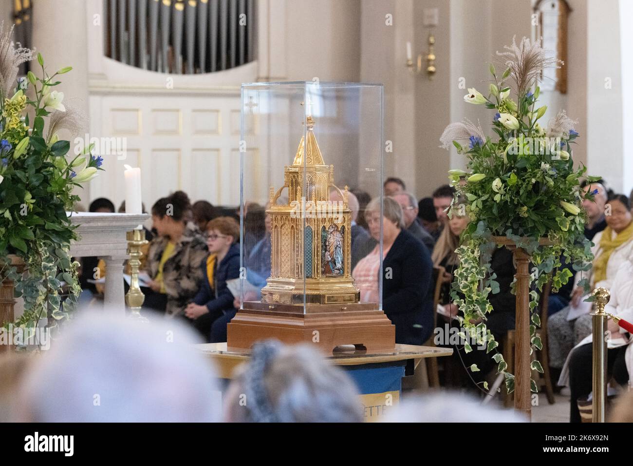 Brentwood Essex 16th Oct 2022 VISIT OF RELICS OF ST BERNADETTE of ...