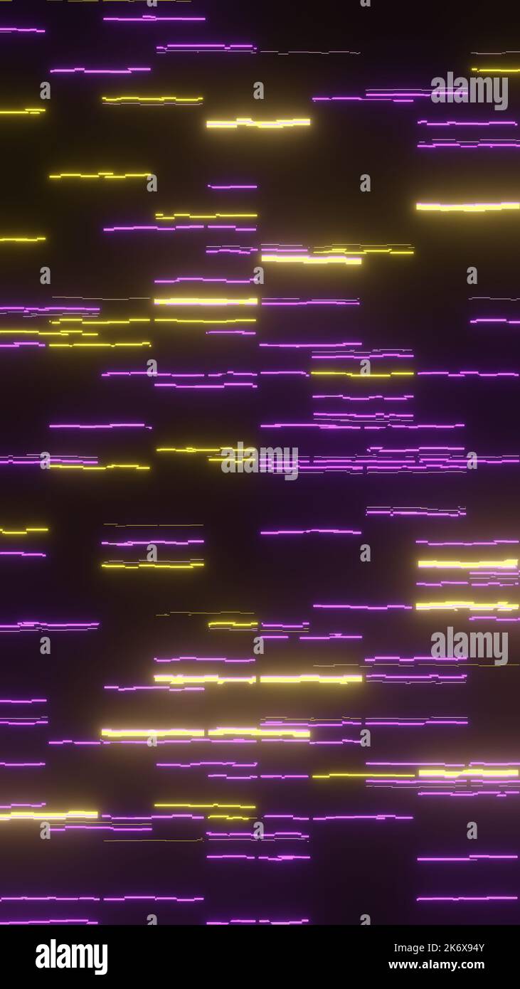 3d render retro glitch effect Stock Photo - Alamy