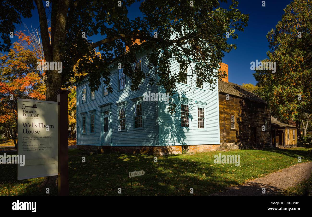 Wells-Thorn House Old Deerfield Historic District Deerfield ...