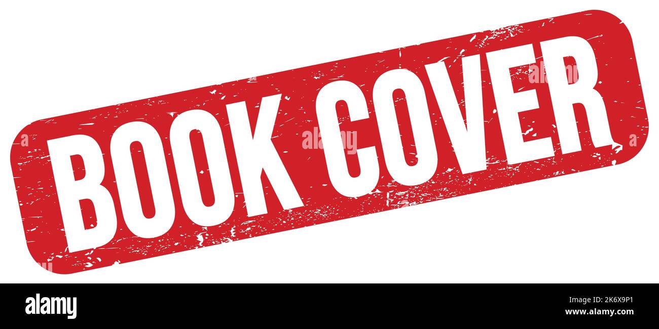 BOOK COVER text written on red grungy stamp sign Stock Photo - Alamy