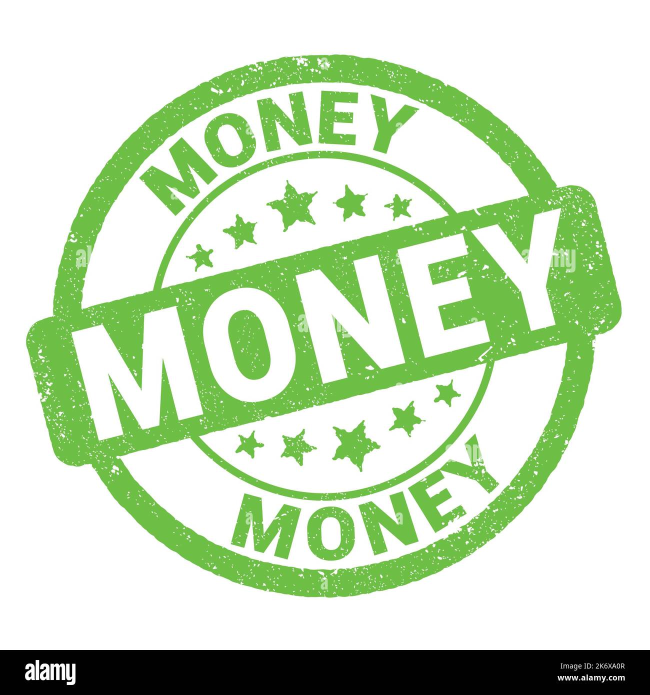 MONEY text written on green grungy stamp sign Stock Photo - Alamy