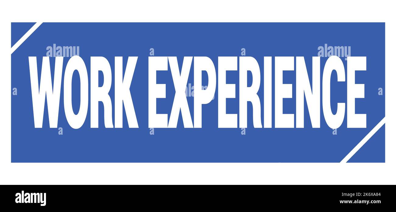 Work experience stamp hi-res stock photography and images - Alamy