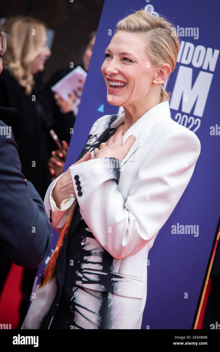 London, UK. 15th Oct, 2022. Cate Blanchett attends the "Guillermo Del ...