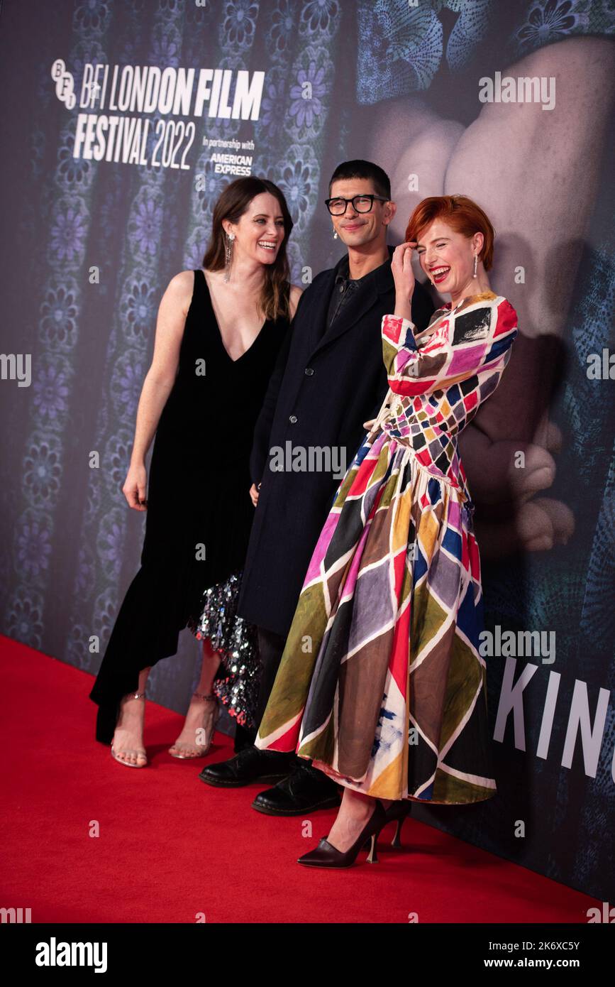 Claire Foy, Ben Whishaw and Jessie Buckley attend the UK Premiere of "Women Talking" during the ...