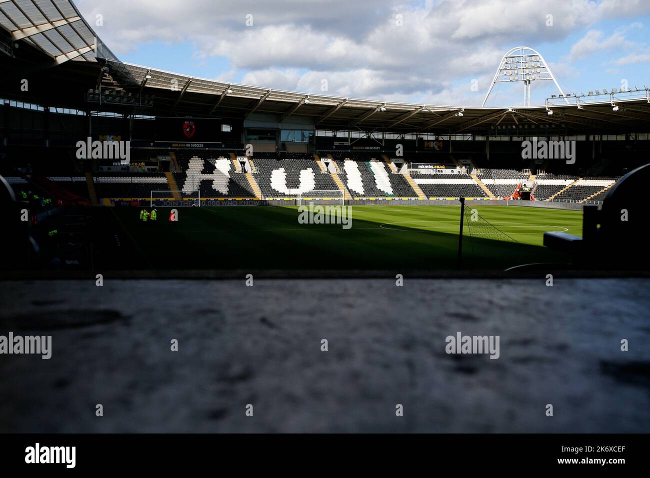 General interior view of MKM stadium, home stadium of Hull City during ...