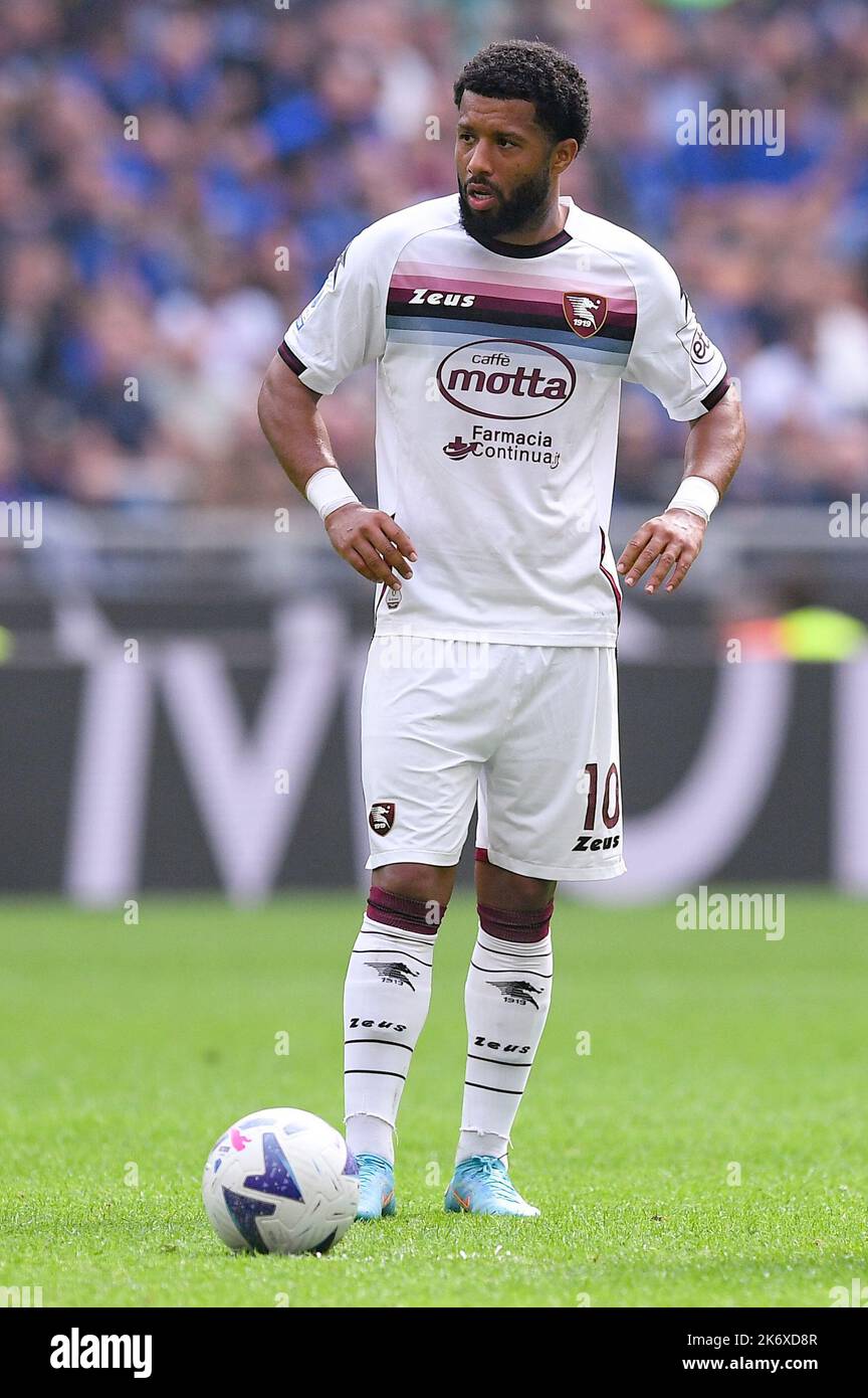 Milan, Italy. 16th Oct, 2022. Tonny Vilhena of US Salernitana during ...