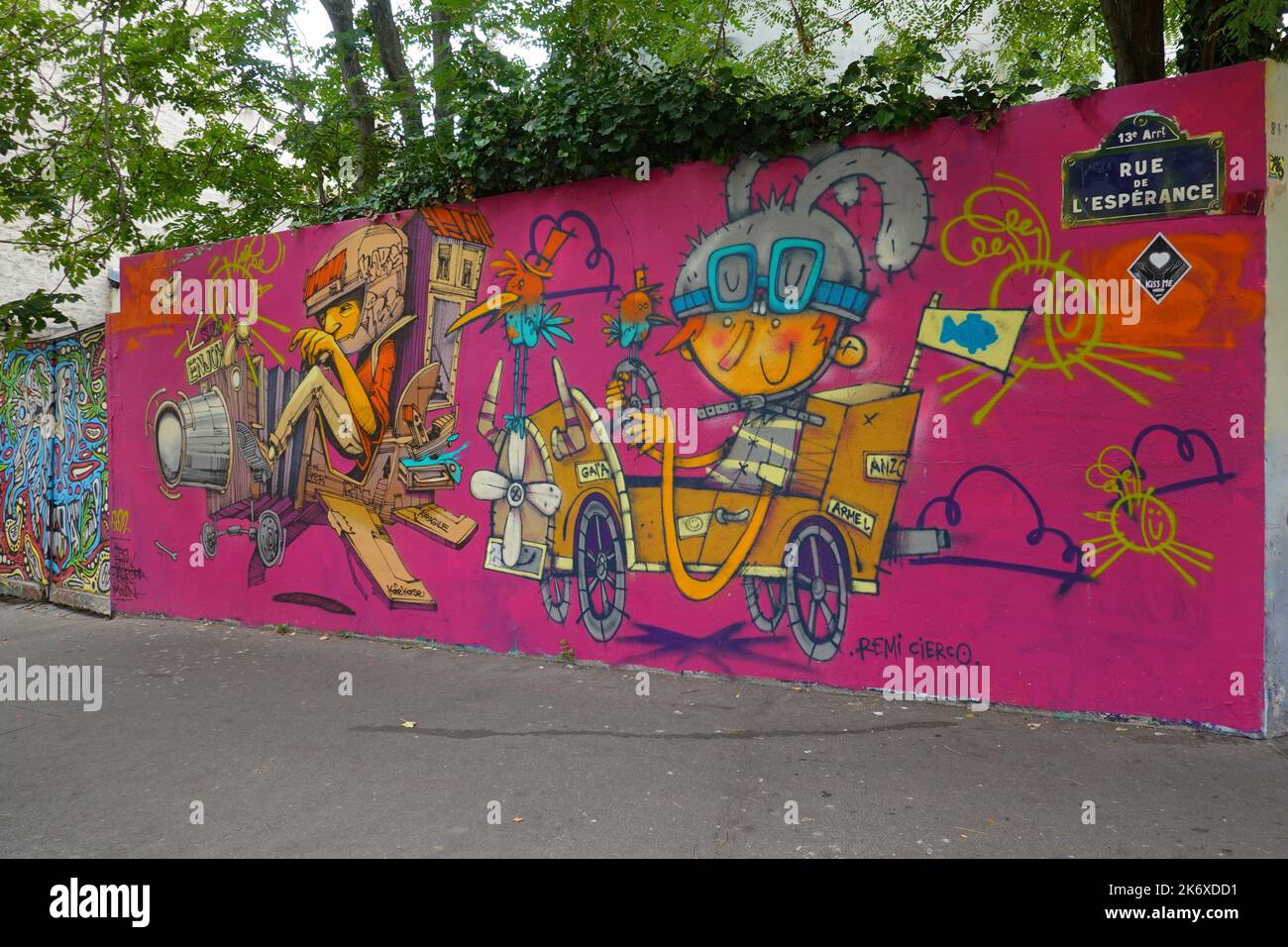 Paris, Butte aux Cailles, Street Art // Paris, Butte aux Cailles ...