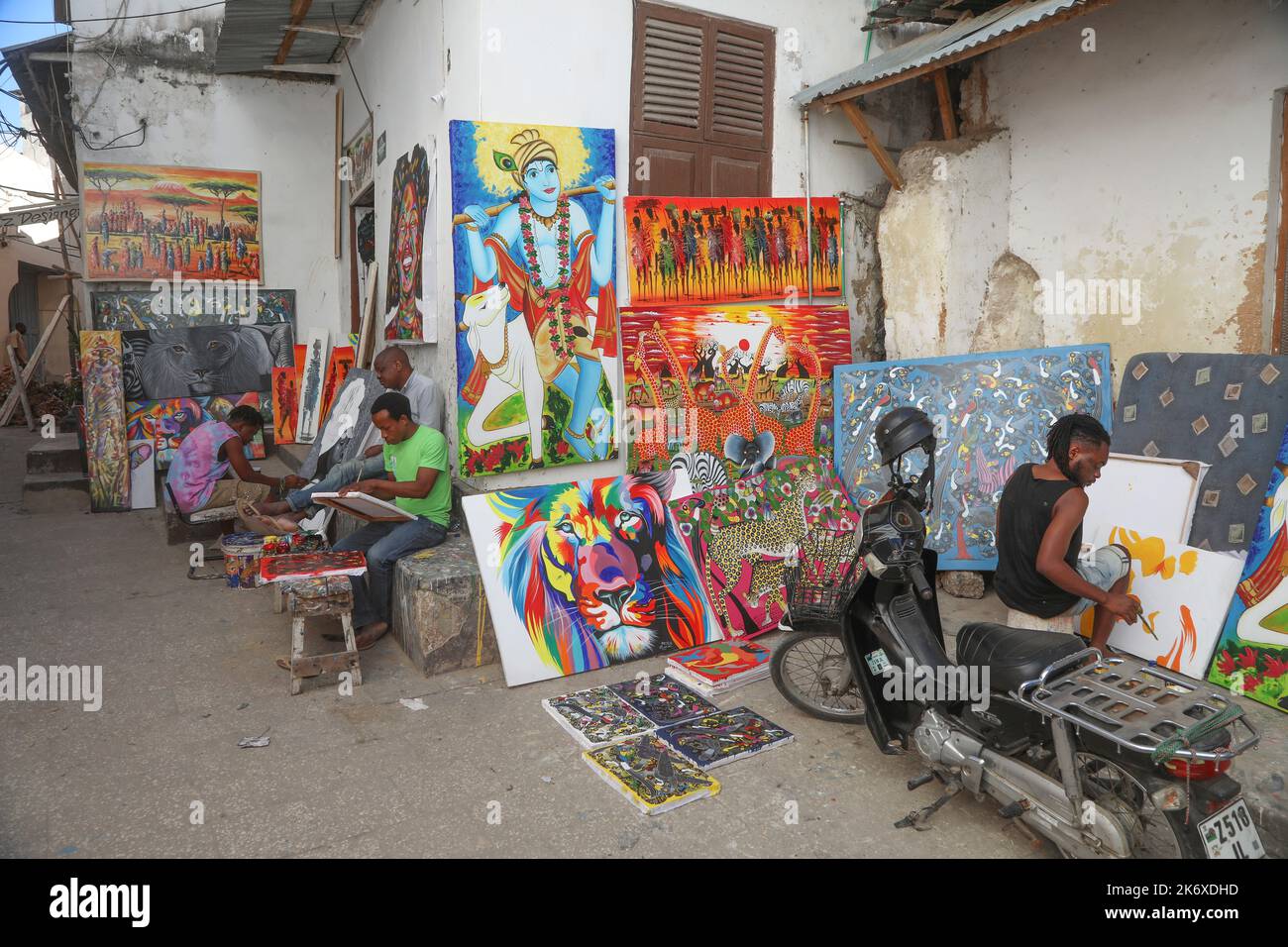 Zanzibar painting hi-res stock photography and images - Alamy