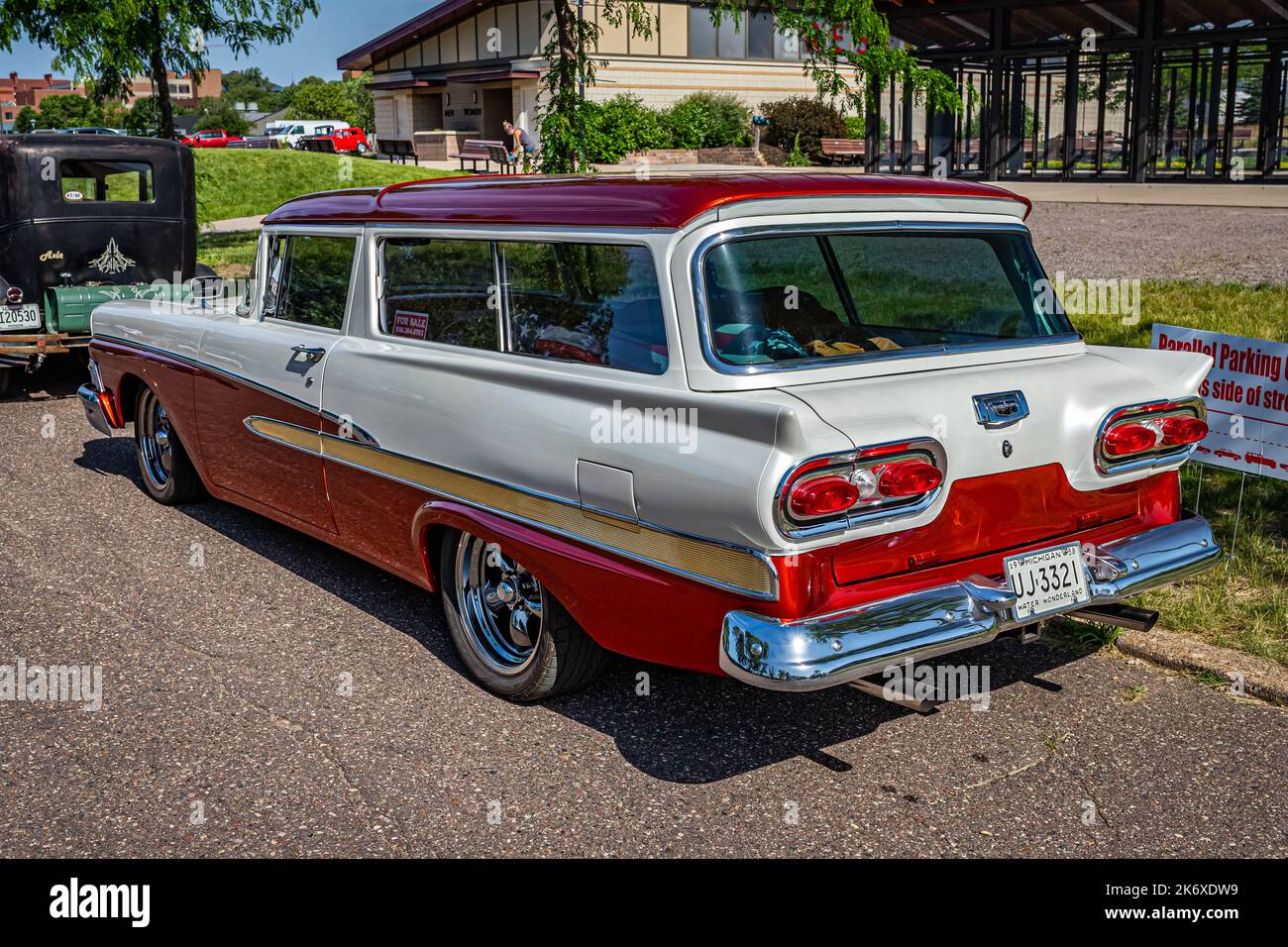 Falcon Heights, MN - June 19, 2022: High perspective rear corner view ...
