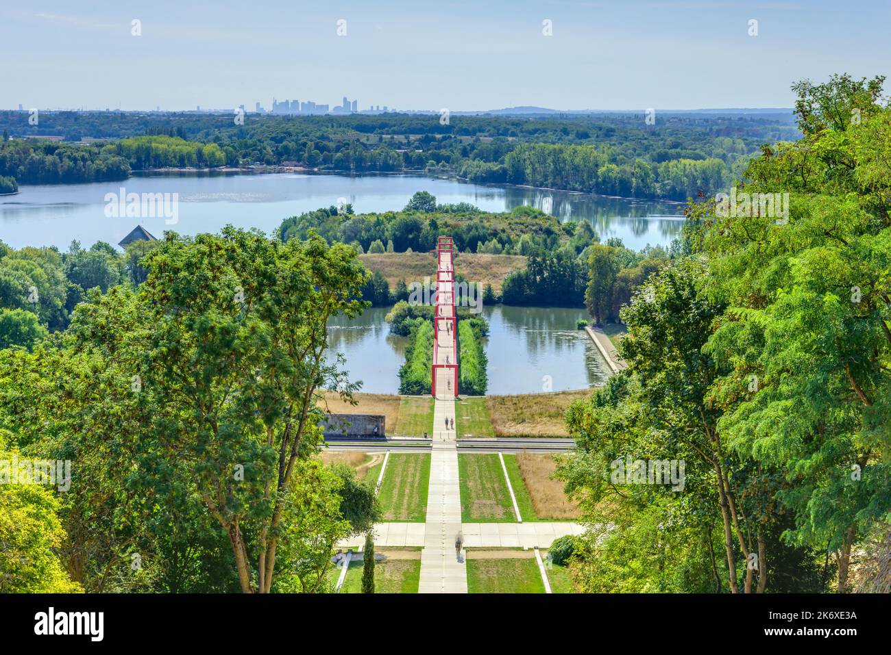 Paris, Cergy-Pontoise, Axe Major von Dani Karavan // Paris, Cergy ...