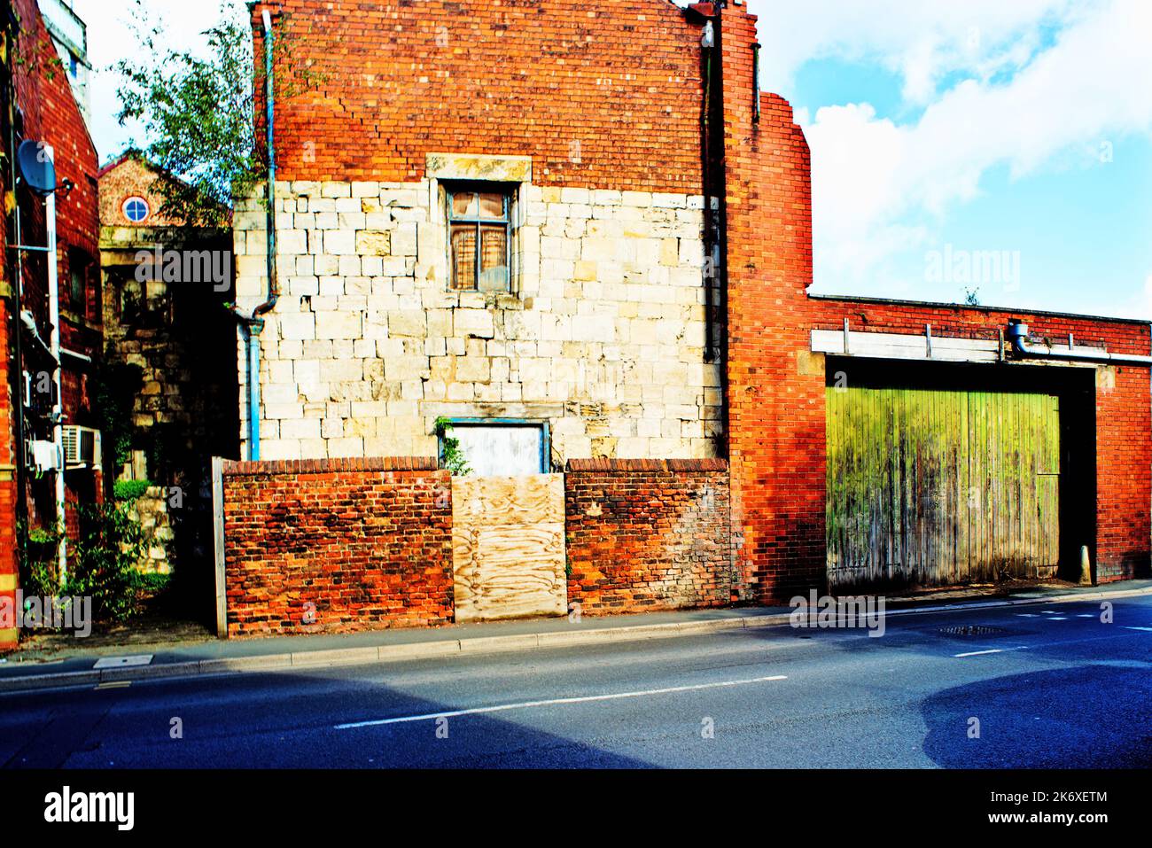Old Industrial Building, Water Lane, Selby, Yorkshire, England Stock ...
