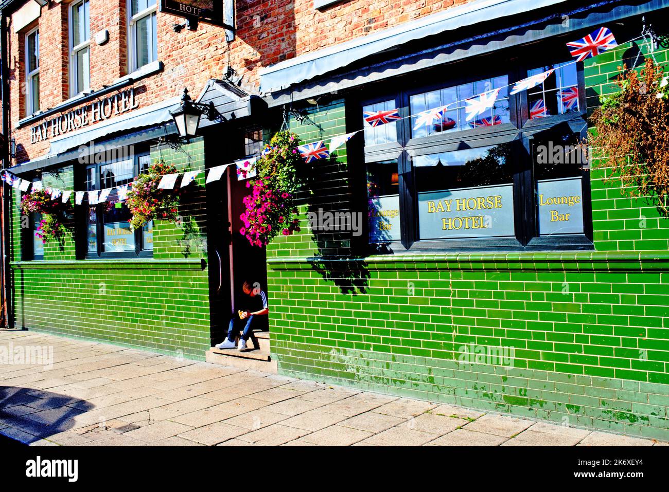 The Bay Horse Pub, Micklegate, Selby, Yorkshire, England Stock Photo ...