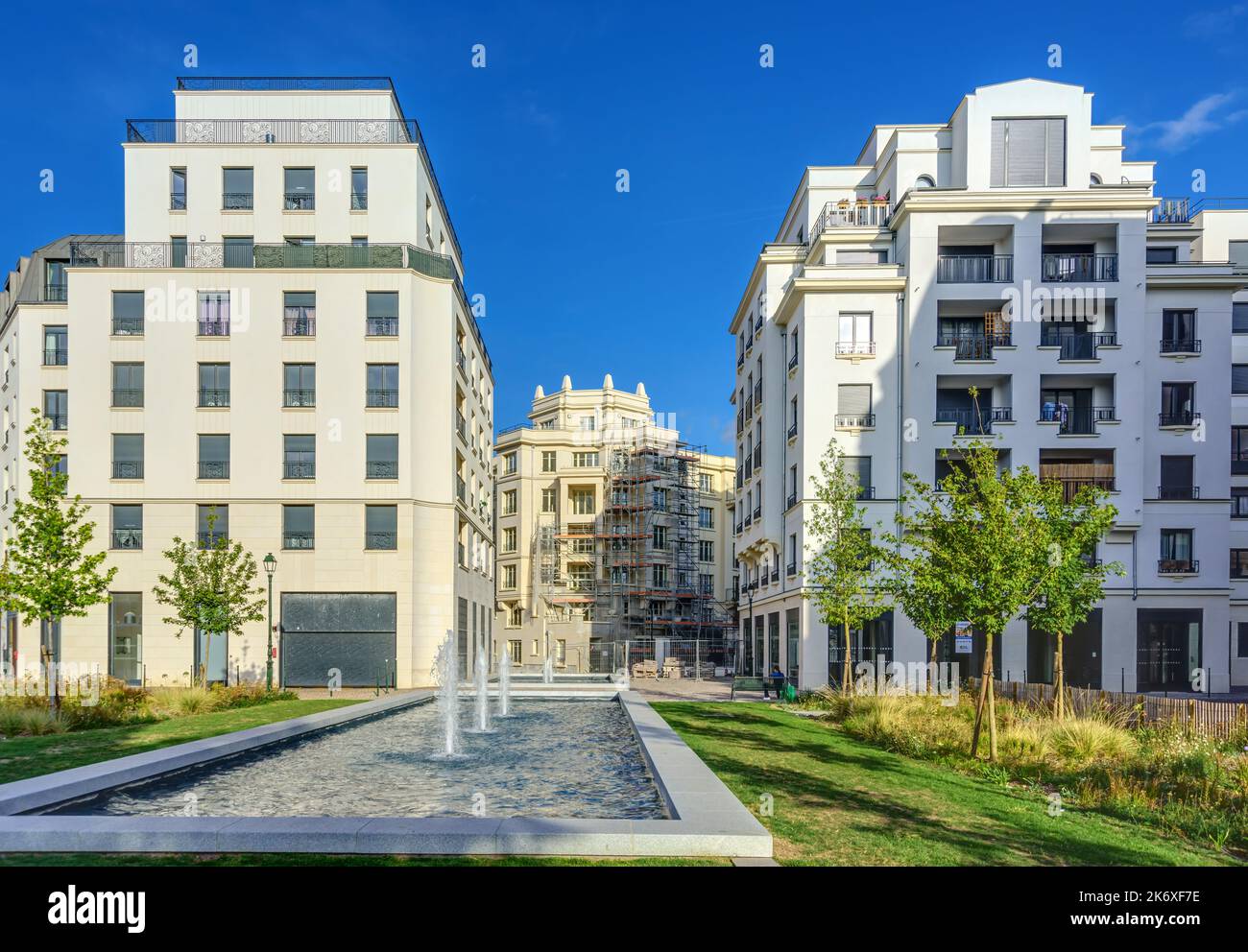 Clamart bei Paris, neue traditionelle Architektur, Neo-Art-Deco ...