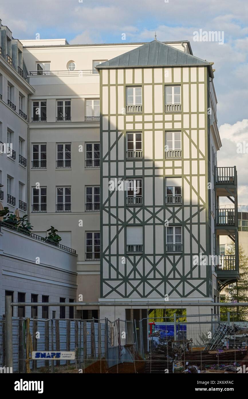 Clamart bei Paris, neue traditionelle Architektur Wohnanlage Plaine Sud ...