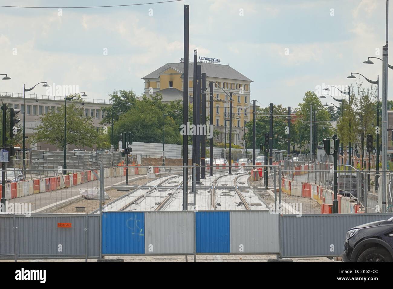 Paris, Straßenbahn, Baustelle T10, T10 Edouard Herriot // Paris ...