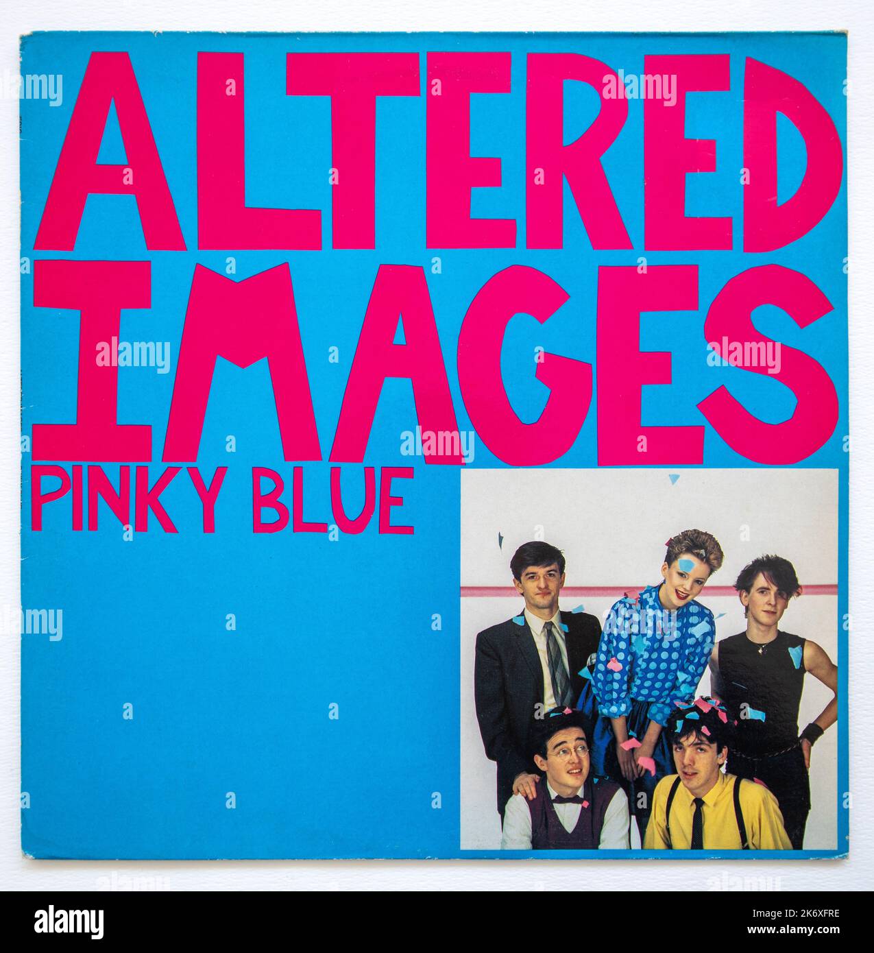 LP cover of Pinky Blue, the second studio album by Altered Images ...