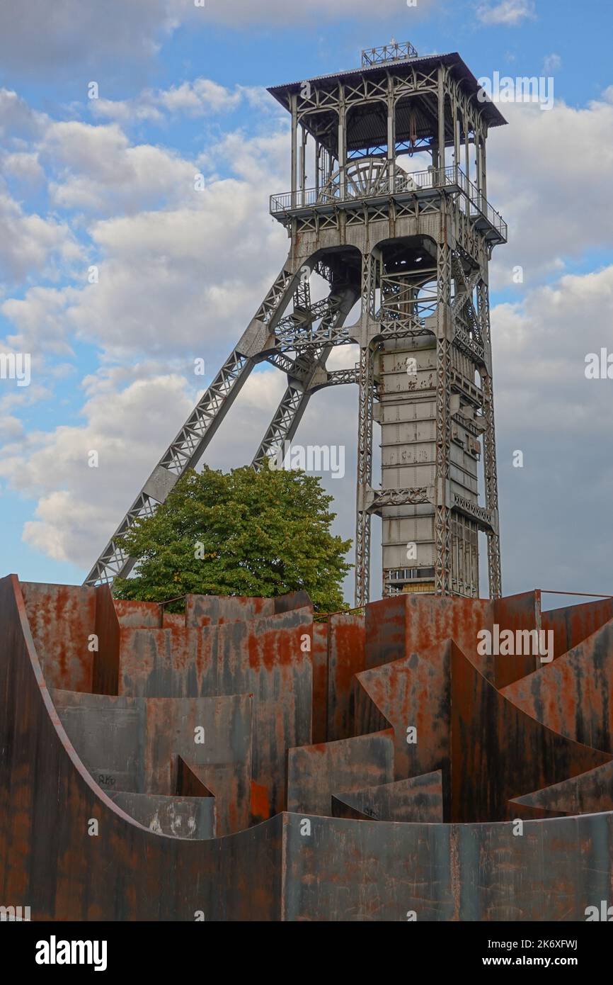Belgien, Genk, C-Mine, Bergbaumuseum, 'Labyrinth', Gijs Van Vaerenbergh ...