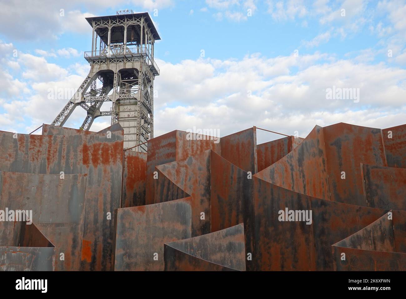 Belgien, Genk, C-Mine, Bergbaumuseum, 'Labyrinth', Gijs Van Vaerenbergh ...