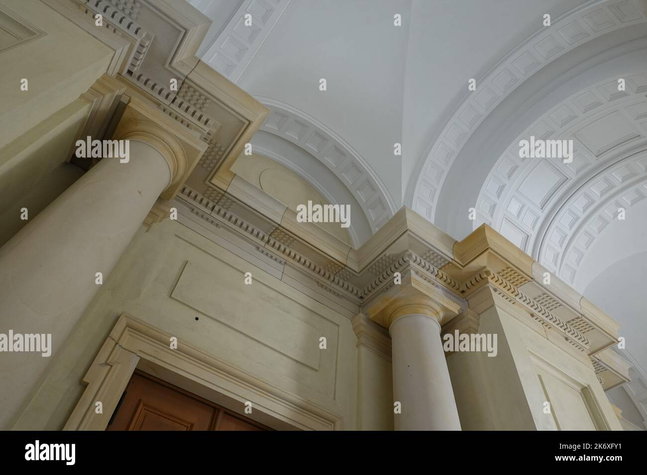 Berlin, Berliner Schloss (Stadtschloss), Humboldforum, Innenansicht ...