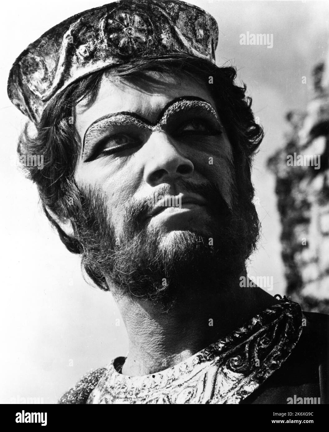 STEPHEN BOYD as King Nimrod builder of the Tower of Babel in THE BIBLE ...