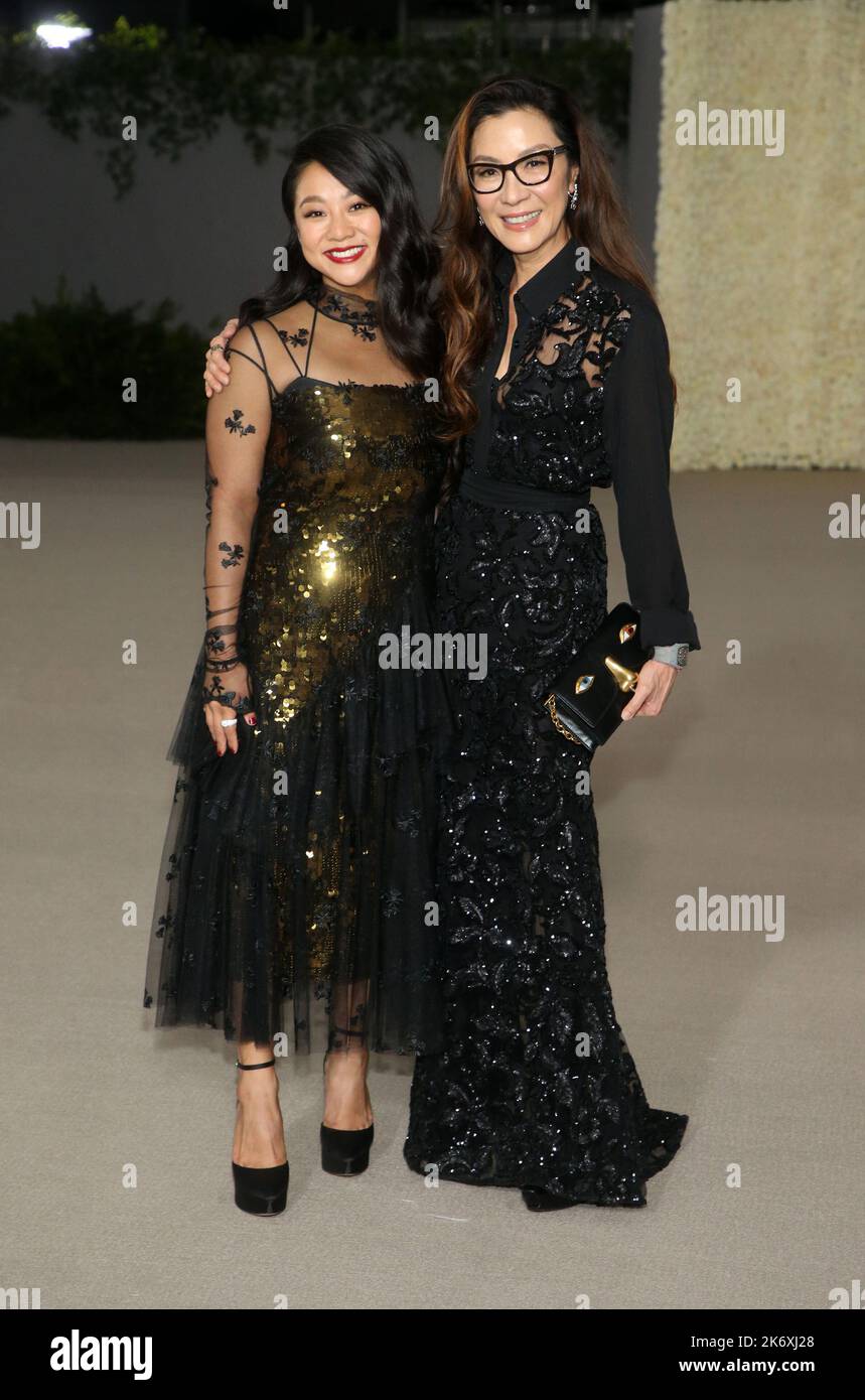 LOS ANGELES, CA - OCTOBER 15: Stephanie Hsu, Michelle Yeoh, at the 2nd ...