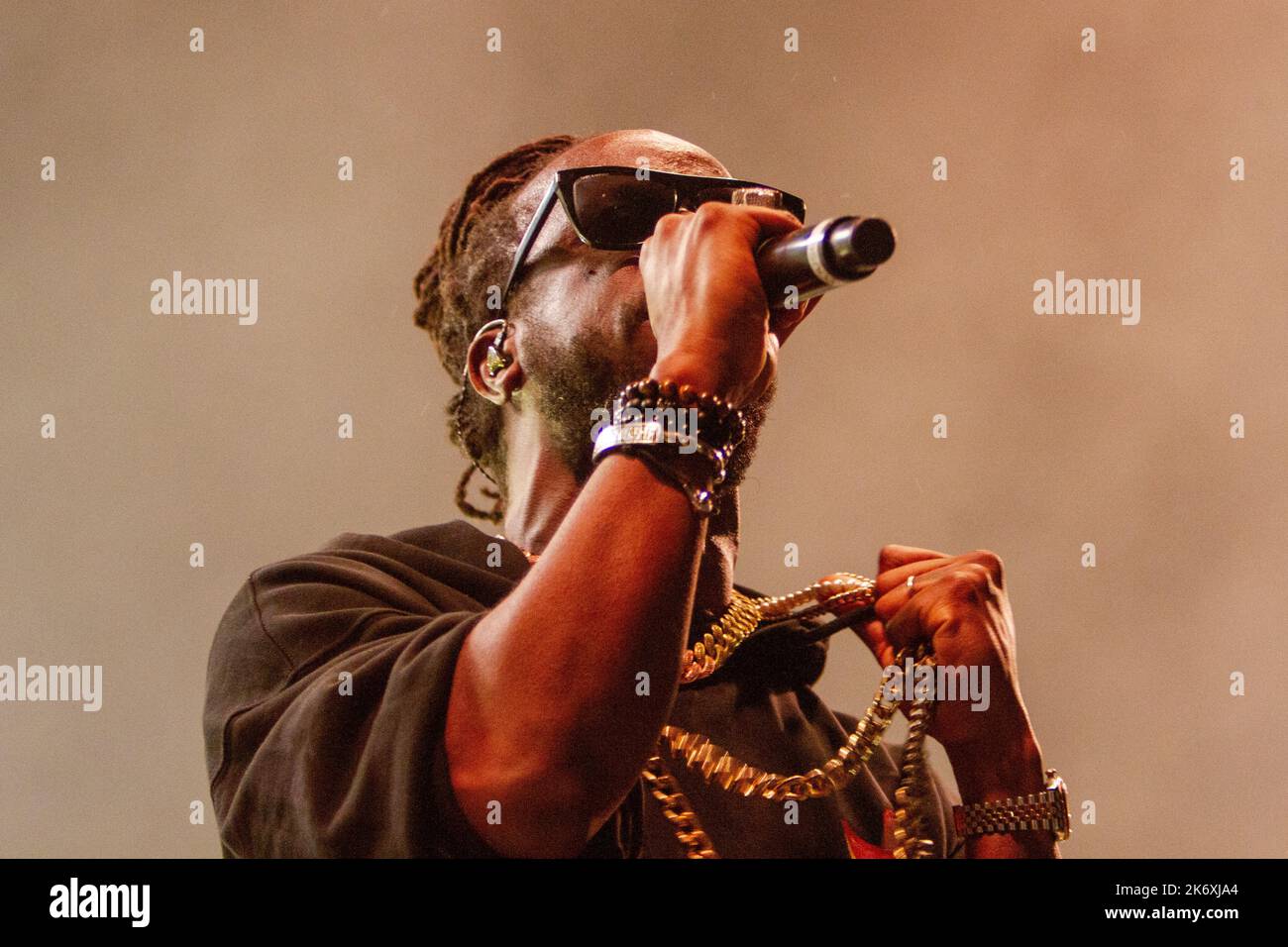 Youssoupha in concert during Fiesta des suds 2022 in Marseille, France ...
