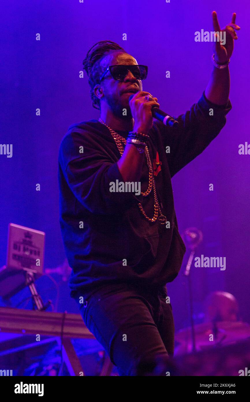 Youssoupha in concert during Fiesta des suds 2022 in Marseille, France ...