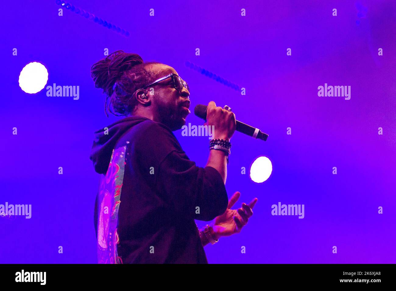 Youssoupha in concert during Fiesta des suds 2022 in Marseille, France ...