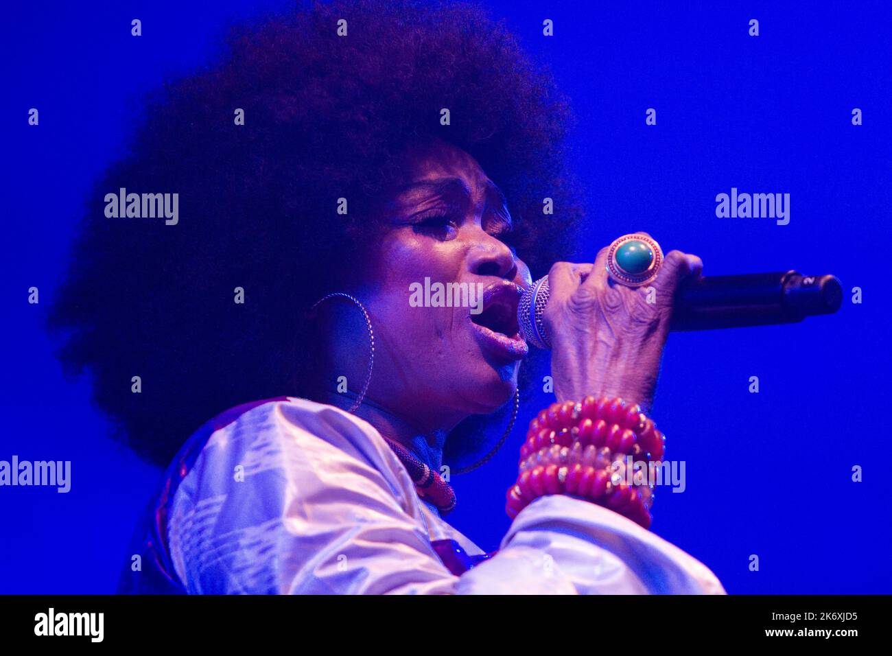 Oumou Sangaré in concert during Fiesta des suds 2022 in Marseille ...