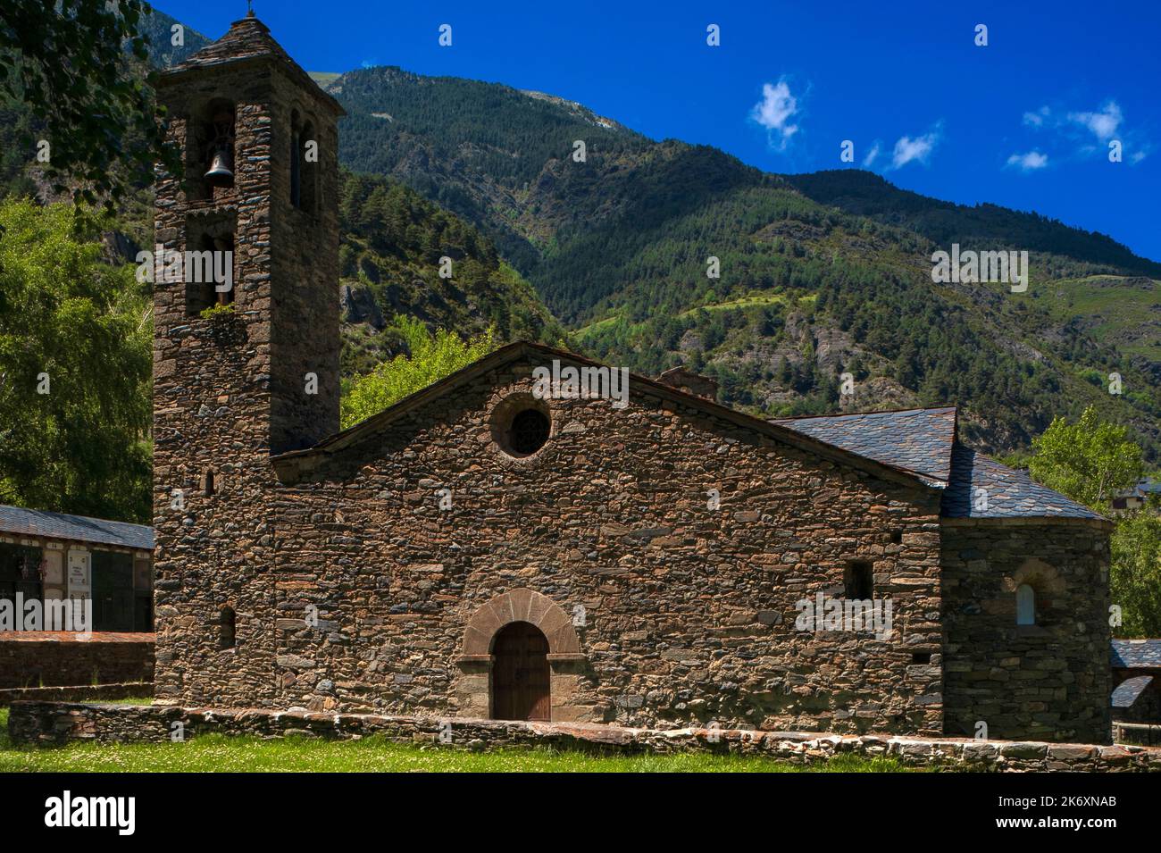Església de Sant Martí (Church of Saint Martin), a medieval Romanesque ...
