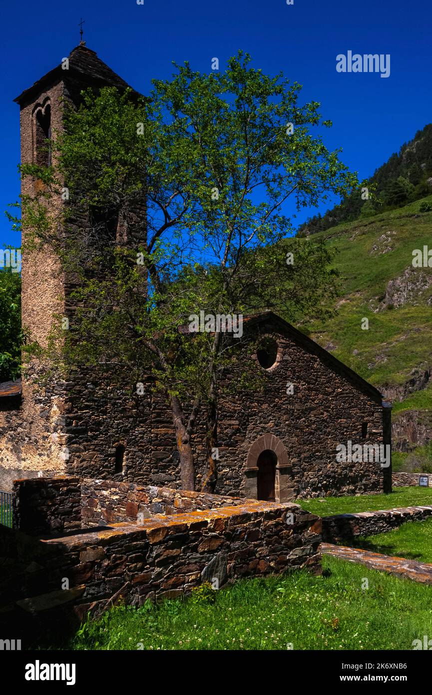 Església de Sant Martí (Church of Saint Martin), a medieval Romanesque ...