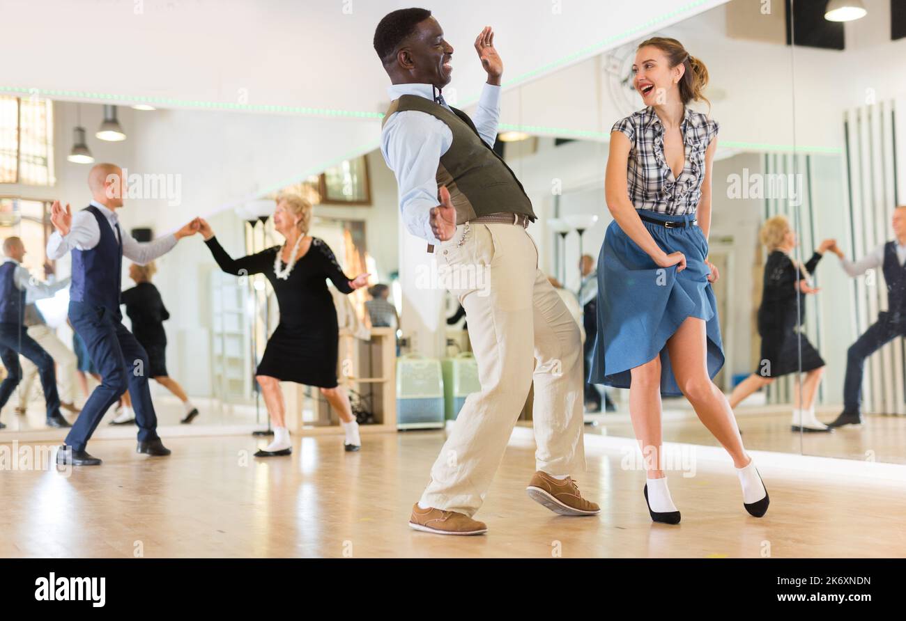 African american swing dancing hi-res stock photography and images - Alamy
